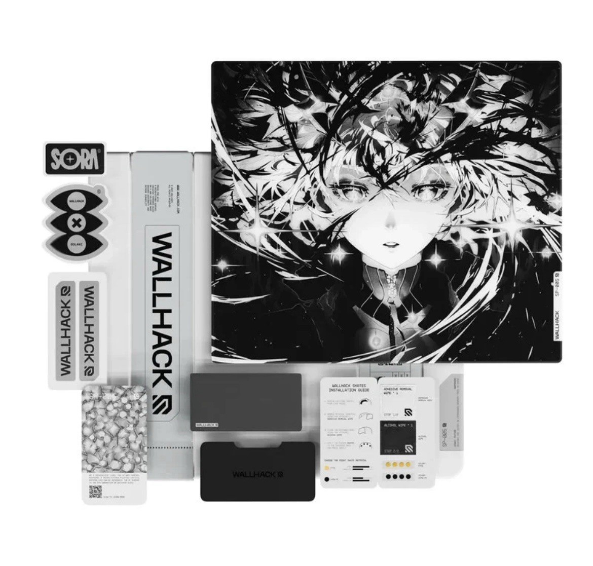 Wallhack SP-005 Limited Edition: Awakening Sora | Glass Anime Mousepad ...
