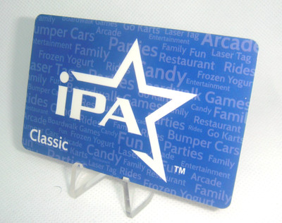 IPA Classic Collectable Gift Card Used No $ Value COLLECTABLE only ...