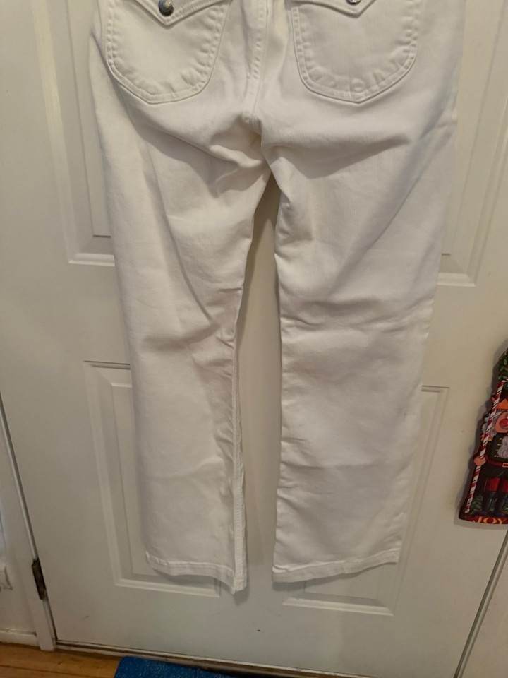 Vintage Adriano Goldschmied Byblos Jeans. Flare and Wide Leg. White ...