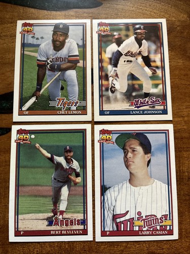 1991 topps baseball cards Lot Of 4 | eBay