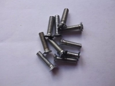 6BA x 7/16" COUNTERSUNK CHROME PLATED STEEL SLOTTED SCREWS QTY 10 | eBay UK