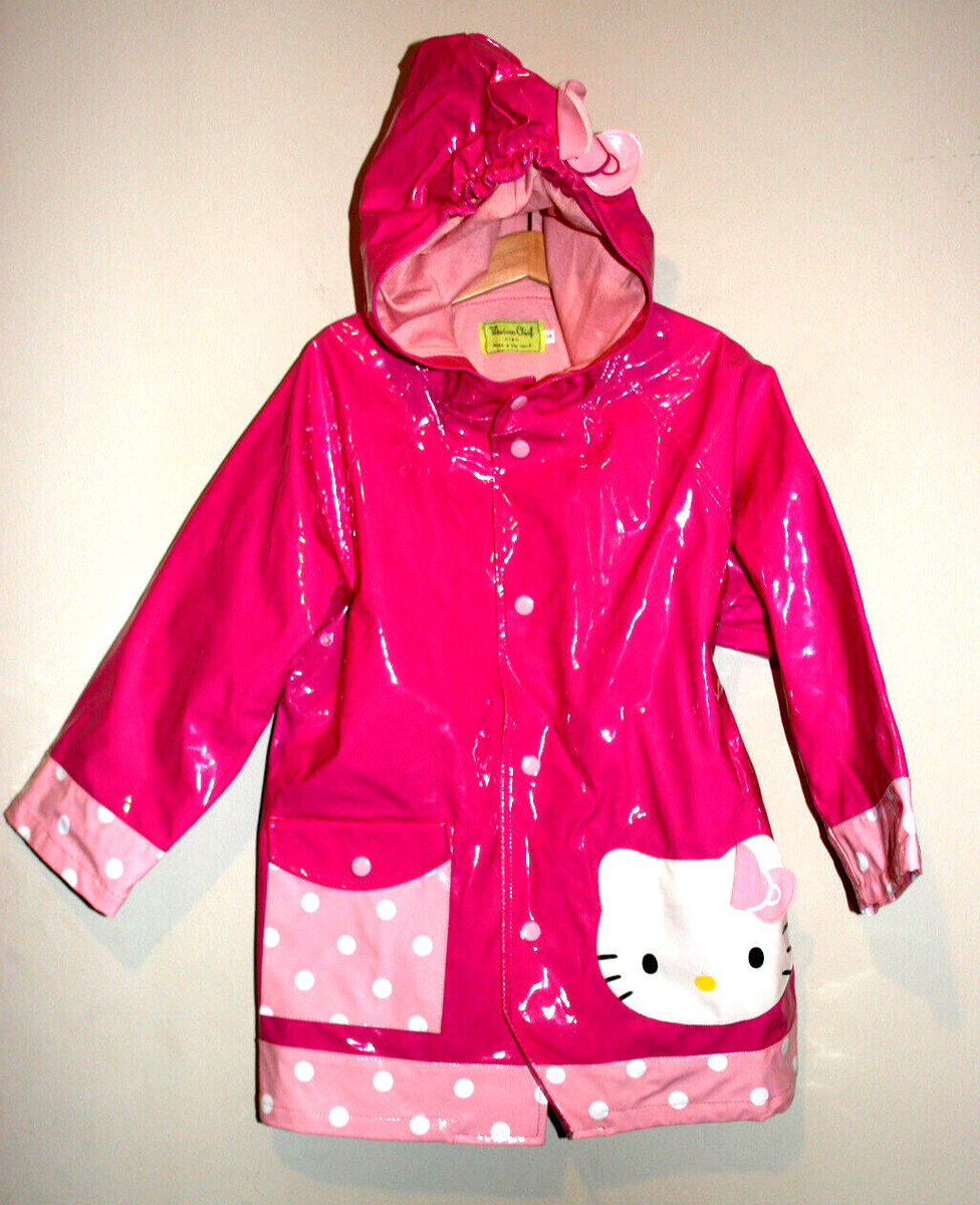 Hello Kitty Raincoat Size 6