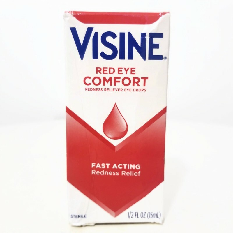 Visine Red Eye Comfort Fast Acting Redness Relief Eye Drops 15ml. | eBay UK