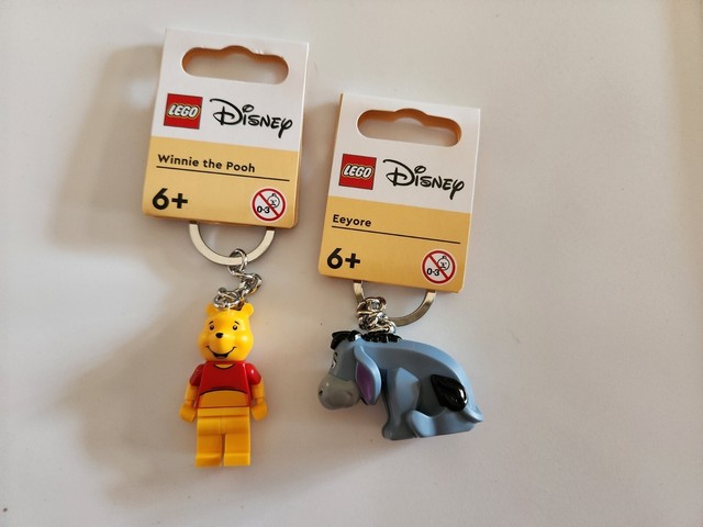 LEGO 854203 Eeyore 854193 Tigger and 854191 Pooh Keychains Set of 3 for ...