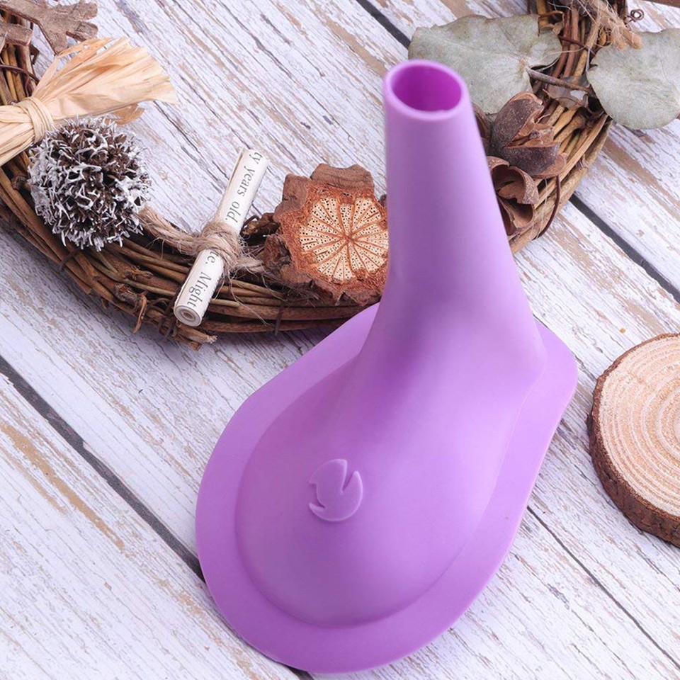 3PCS Reusable Silicone Portable Urinal Women Female Travel Camping ...