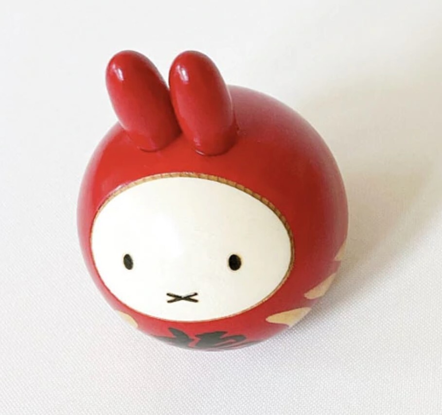 Good Luck Charm Miffy Happy Dharma Kokeshi Interior Japan Crafts ...