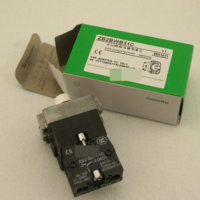 New SND ZB2BWB31C contact base with green LED 1NO 24V Free Shipping#LJ ...