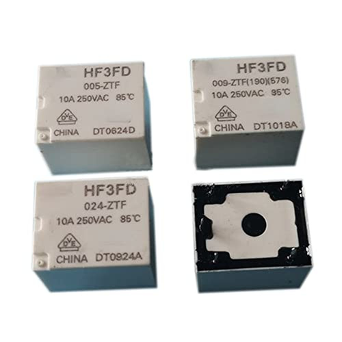5PCS HF3FD 009-H3F POWER RELAY 4 PINS 9V HF3FD 009-H3F POWER RELAY 4 ...