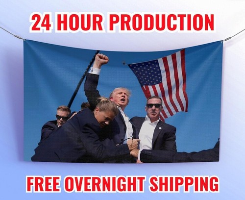 Trump Fight Banner | Trump Rising Banner | Trump Shot | MAGA | Trump ...