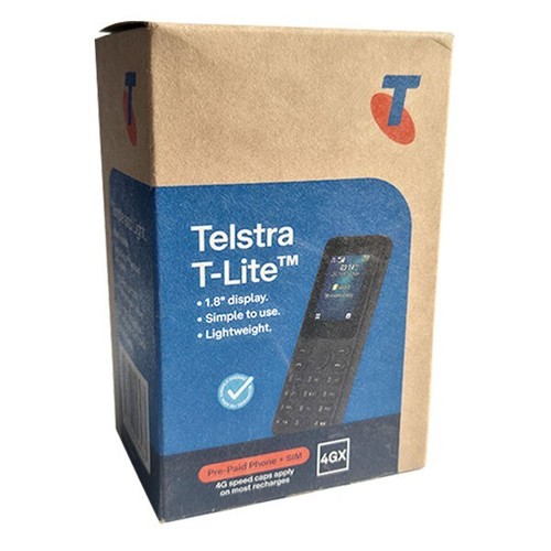 NEW TELSTRA T-LITE 4G BLUE TICK VOLTE FOR WOOLWORTHS/TELECHOICE ...