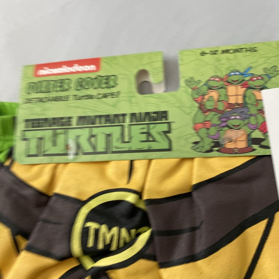 Nickelodeon Teenage Mutant Ninja Turtles diaper cover and cape 6-12 ...