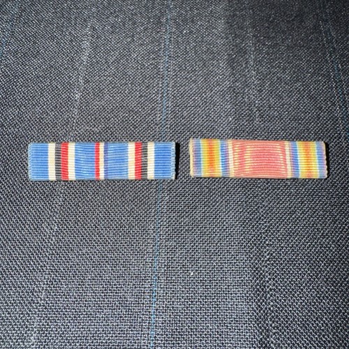 Vintage WWII American Campaign and Victory Military Ribbon Lot of 2 ...