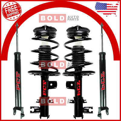 Front Complete Strut & Rear Shock Absorber 4PCS Set For Nissan Altima ...