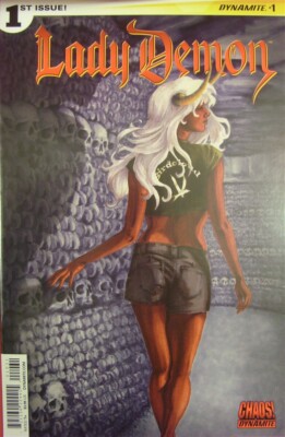 LADY DEMON 1 C DYNAMITE CHAOS VARIANT COMIC ALLISON SOHN GILLESPIE 2015 ...