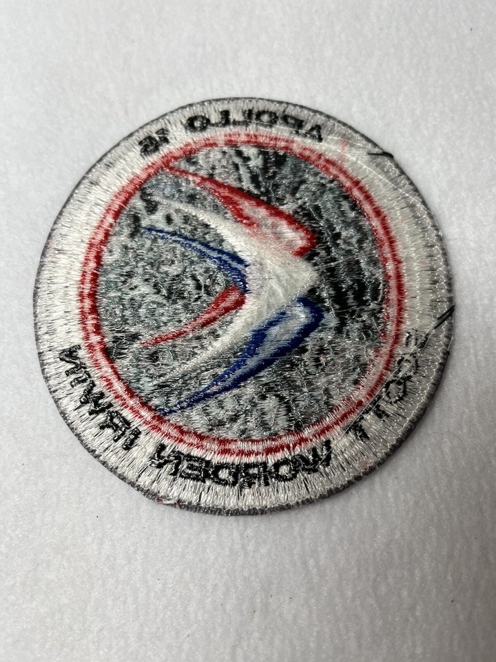 Large Apollo 15 NASA Patch Space mission 4" round Iron-on Scott Worden ...