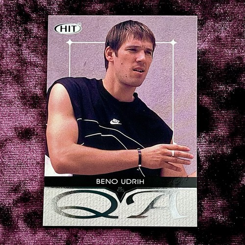 Beno Udrih 2004 SAGE Hit Q&A Silver RC #15 MINT Spurs Rookie Jersey ...