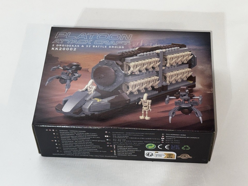 Star Wars 32+ Battle Droids Army Attack Craft Ship Building Brick Toys ...