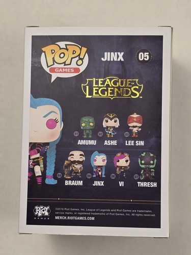 Funko Pop! Games: League of Legends - Jinx #05 Brand New In Box | eBay