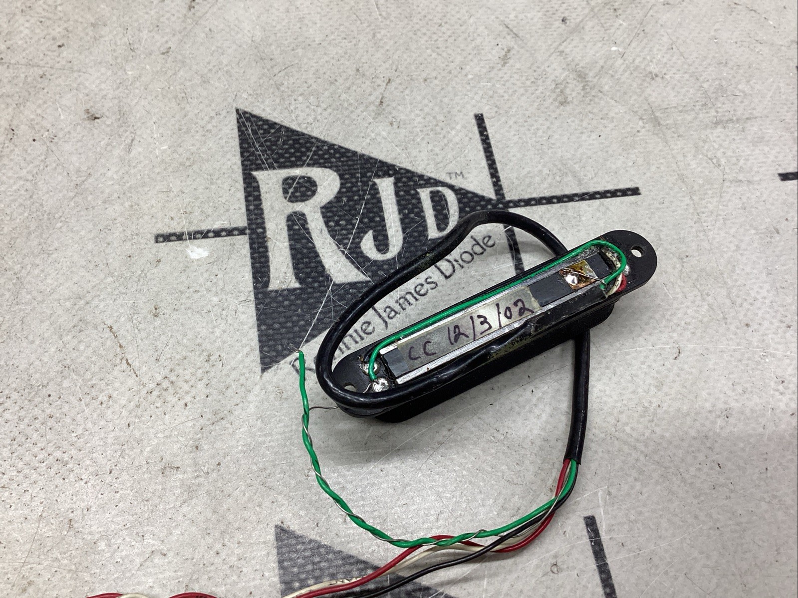 Joe Barden Danny Gatton Telecaster Neck Rhythm Guitar Single Coil Rail ...