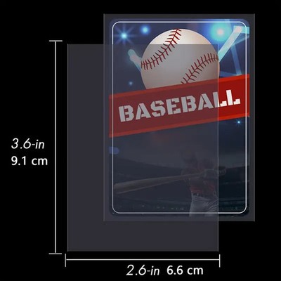 10X Soft Clear Card Sleeves Baseball, Football, Sports, Credit Card | eBay