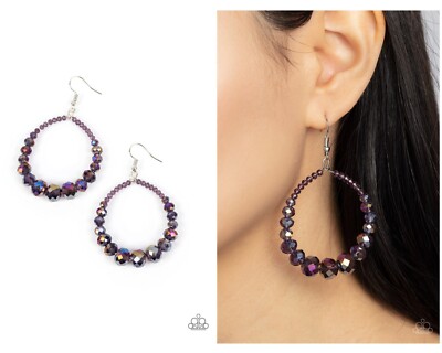 Astral Aesthic Purple Papazzi Earrings | eBay