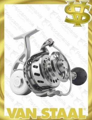 moulinet Van Staal VR Series Bailed Spinning 50 Front Drag 14BB Silver ...