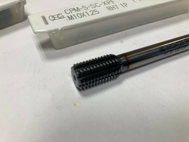 OSG M10 x 1.25 RH7 1P Metric Roll Form Thread Forming Tap CPM-S-SC-XPF ...