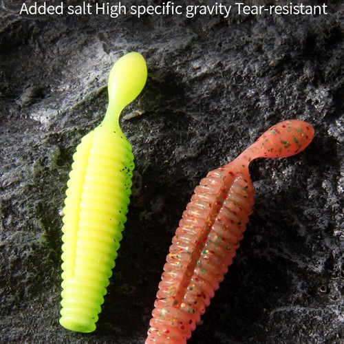 Paddle Tail Soft Fishing Lures TPR Artificial Bait Pike and Bass | eBay
