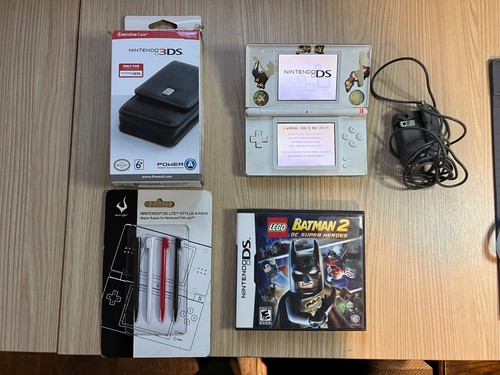 Nintendo DS Lite White Pokemon Sticker USG-001 Lego Batman 2 Stylus ...