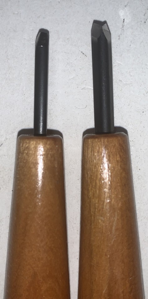 Two Warren Cutlery Wood Carving Gouge Chisels Made in Japan Wood ...