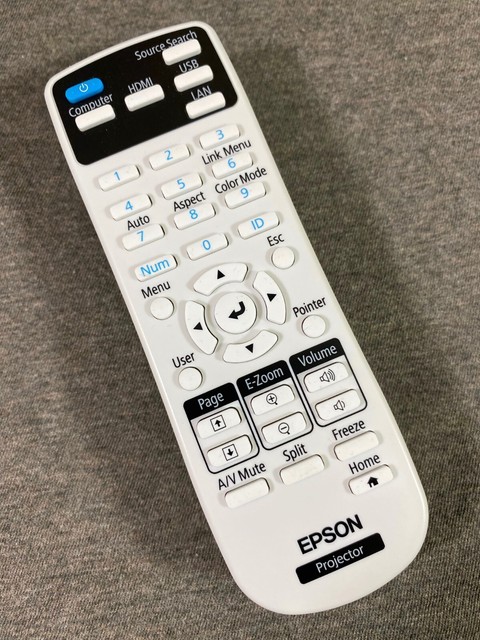 Genuine SEIKO Epson Remote Control 218906000 for PowerLite L615u ...