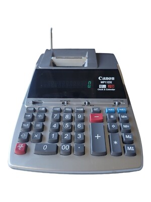 Canon MP11DX 12-Digits 2-Color Calendar Adding Machine Printing ...