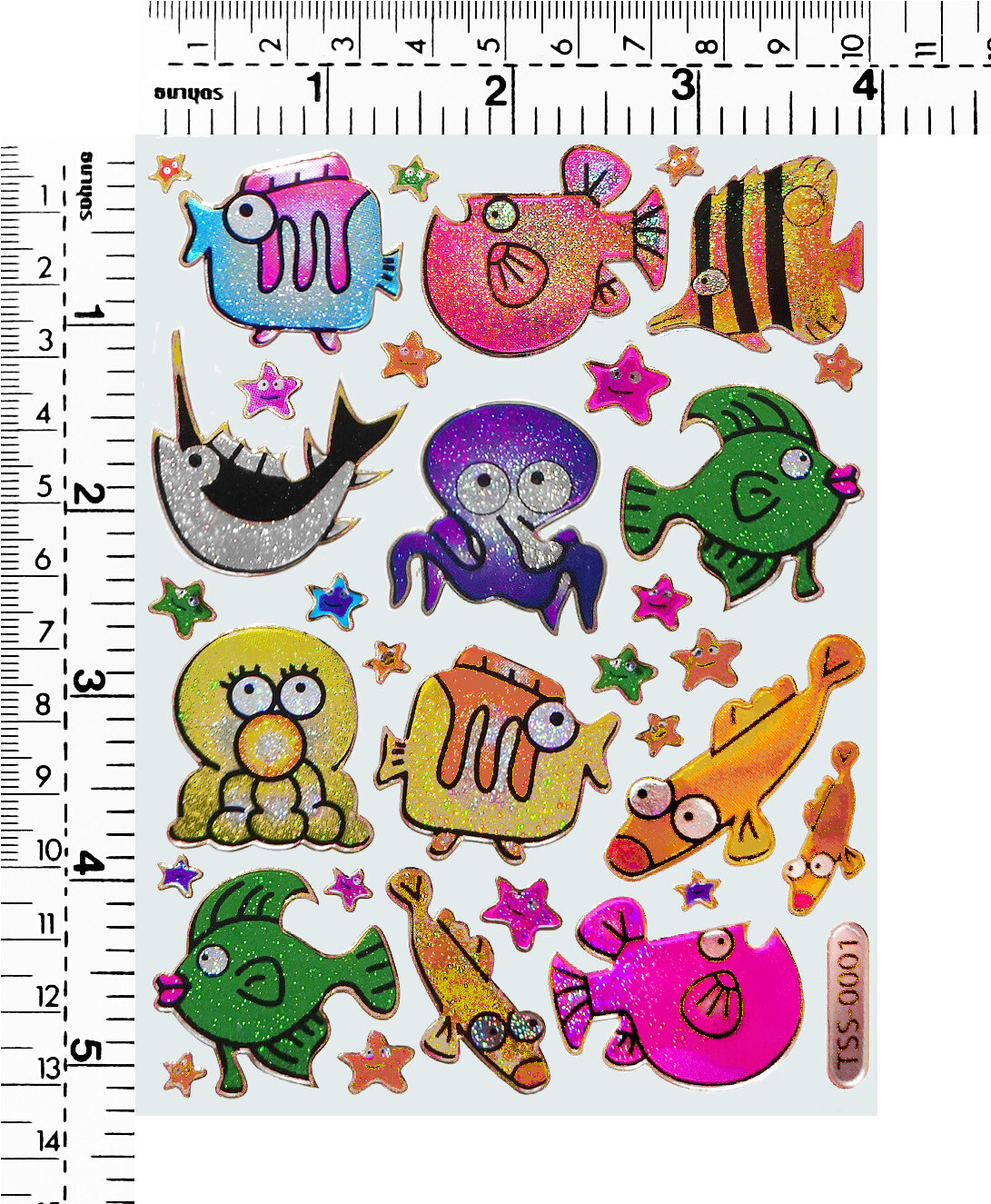 #215S Sea Ocean Fish Marine Cartoon Animal Craft Card Kids Children ...