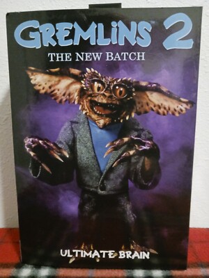 NECA Gremlins 2 The New Batch Ultimate Brain Action Figure MIB Smart ...