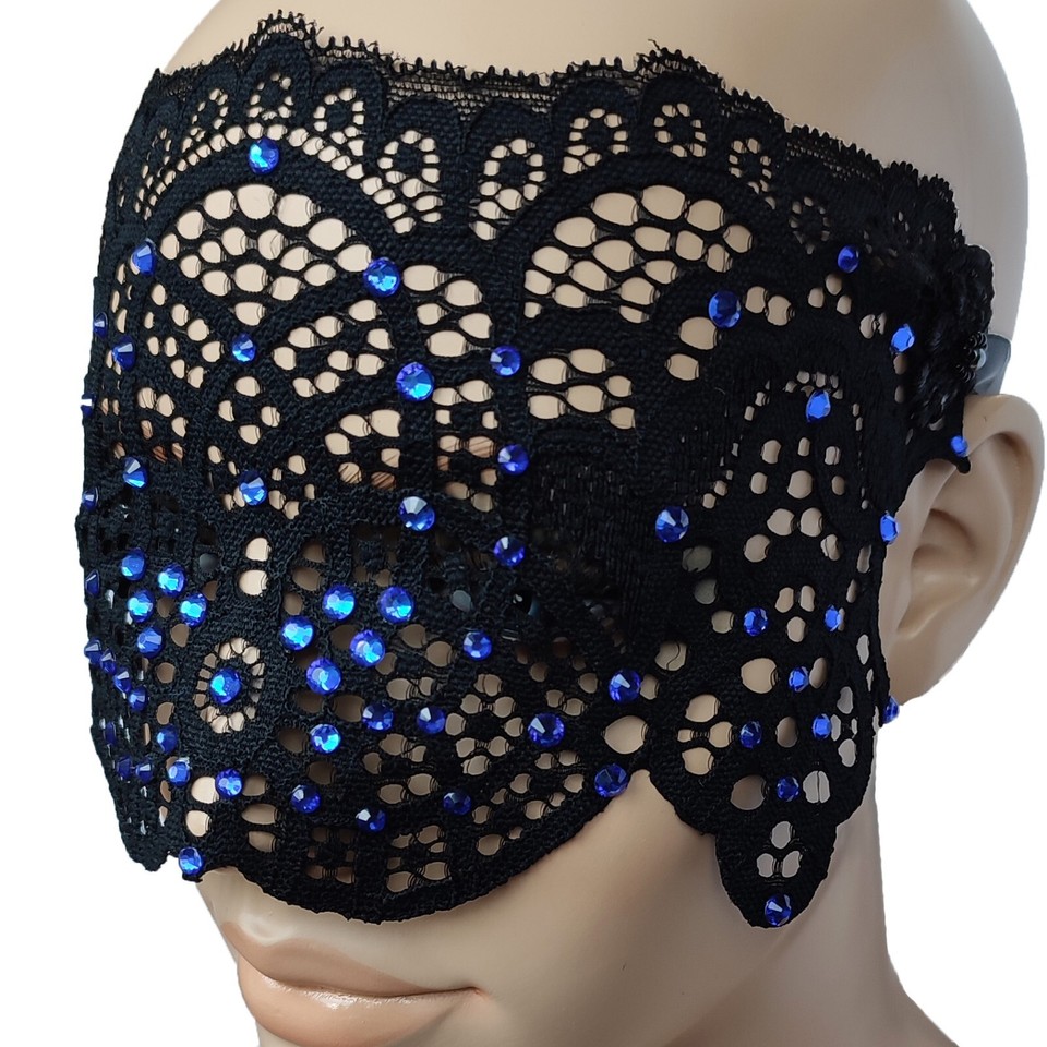 Full Face Lace Masquerade Mask for Women - Sexy Burlesque Veil ...