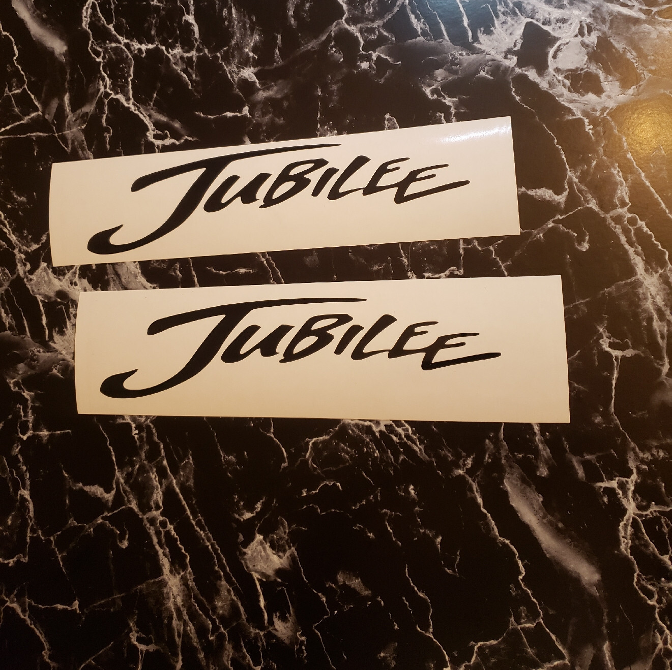 Mariah JUBILEE Boat Decals 30" WHITE Die-Cut (2) BEST QUALITY USA | eBay