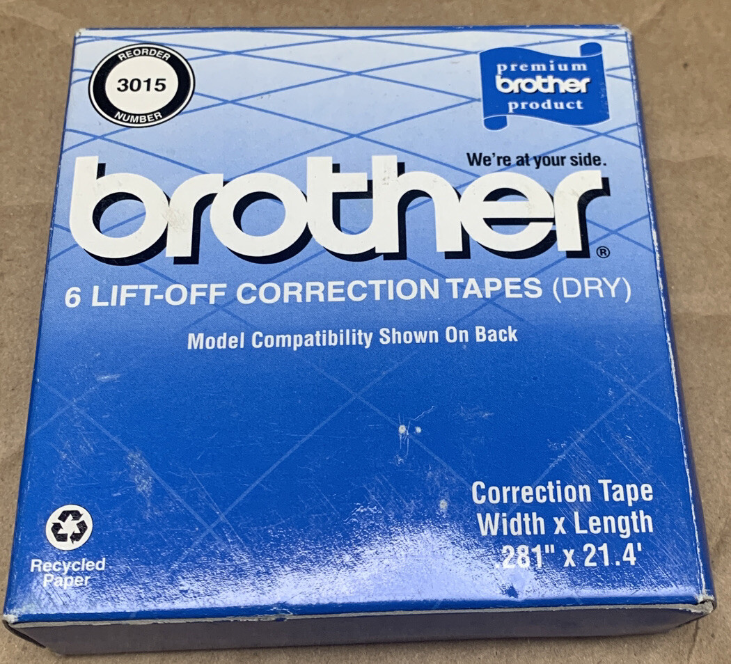 Brother Correctable Film Ribbon 1030 Black AX Series | eBay