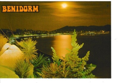 BENIDORM, SPAIN BY NIGHT COLOUR POSTCARD - | eBay UK