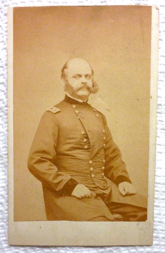 Original Civil War CDV - Maj. General Ambrose Burnside | eBay
