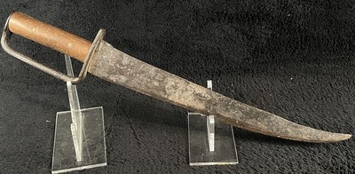 Civil War D Guard Bowie Primitive CSA Sword Wooden Grip Confederate ...