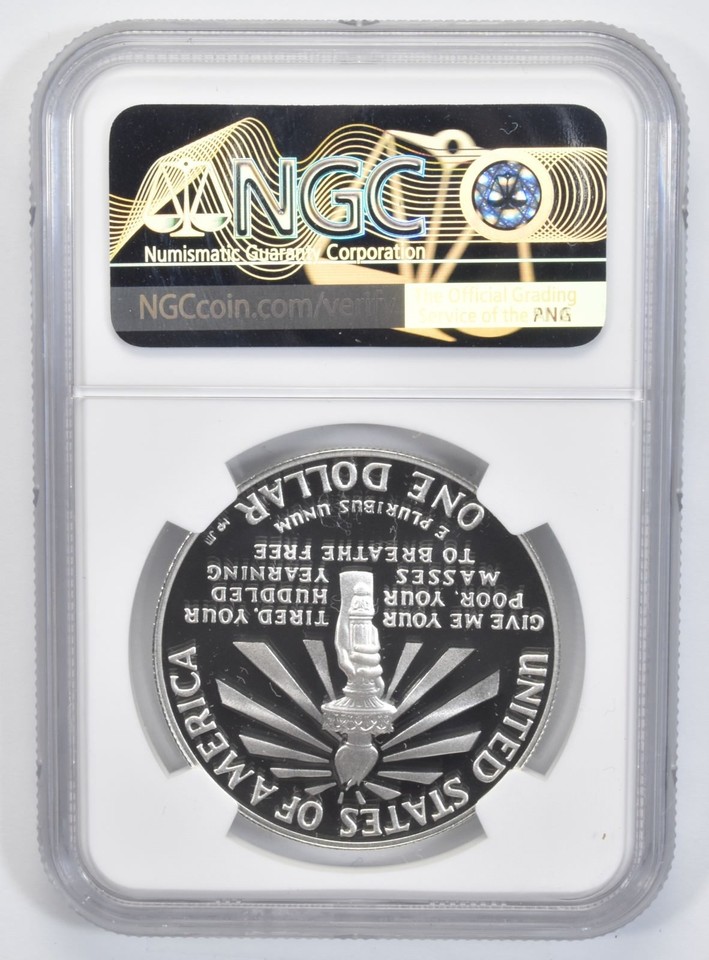 PF70 1986-S UCam Statue of Liberty Commemorative Silver Dollar NGC ...