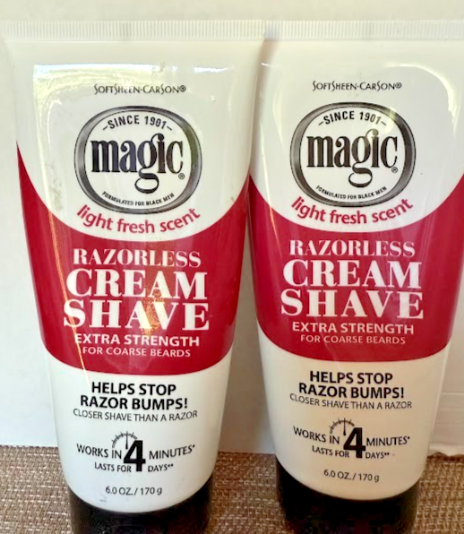 SoftSheen carson magic razorless cream shave Extra Strength 6.0 oz ...