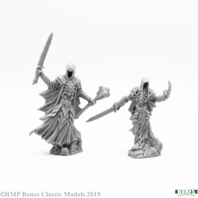 Reaper 77642 Wraith King and Bodyguard (Bones) Undead Spirit Warrior ...