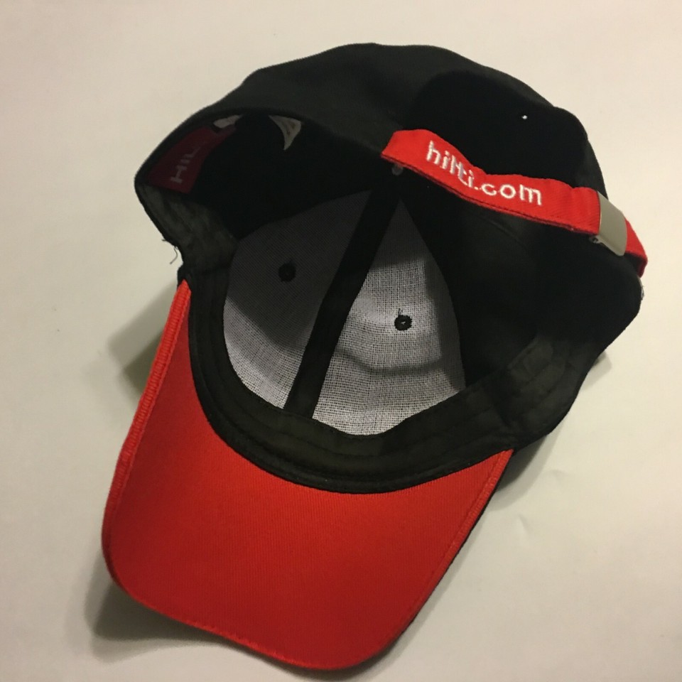 HILTI Mens Power Tools Construction Adjustable Strapback Hat Cap Red ...