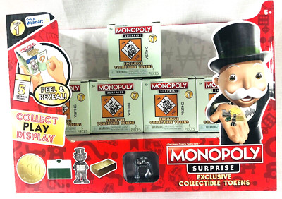 Monopoly Blinds Surprise Token Mystery Exclusive 5 Collectible Series 1 ...