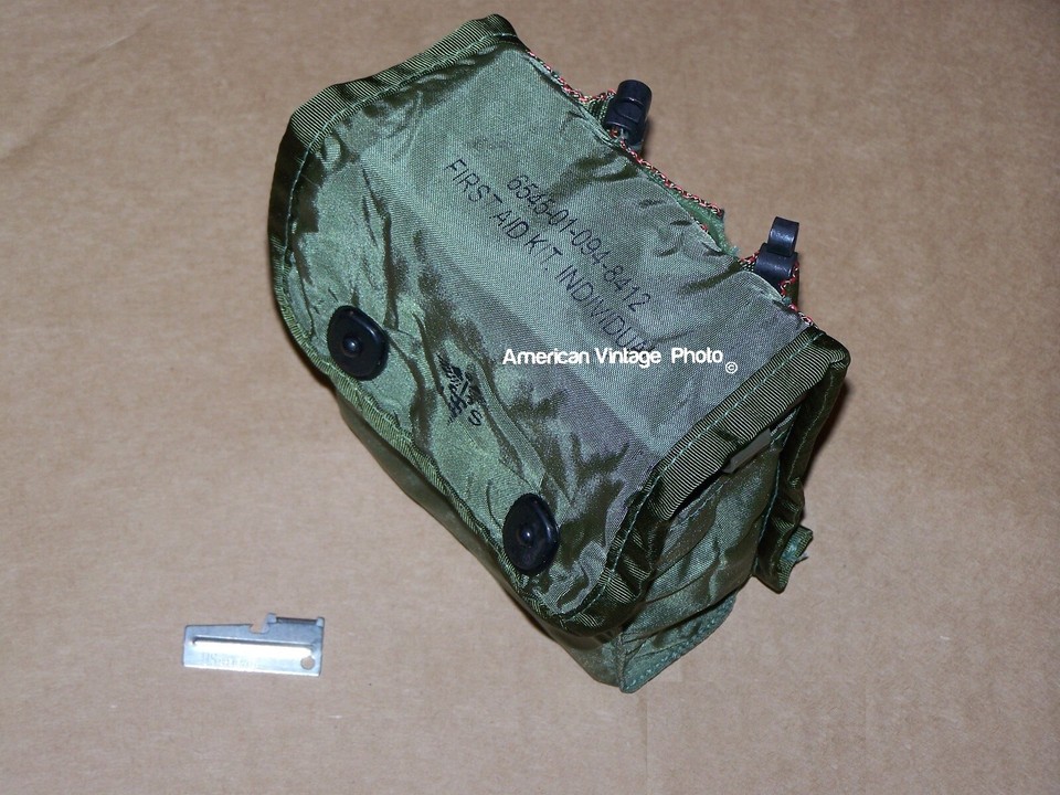 US Military First Aid Kit Pouch + Insert ALICE IFAK & P38 Shelby Can ...
