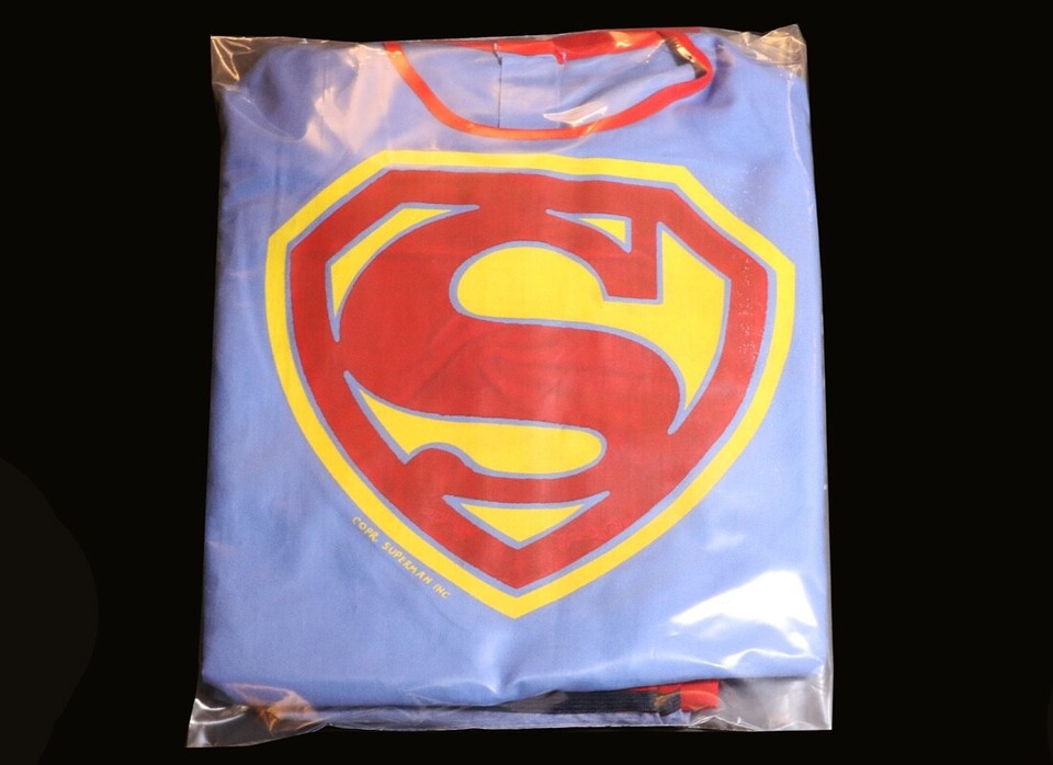 1940s/1950s SUPERMAN COSTUME George Reeves Classic Shield REALISTIC ...