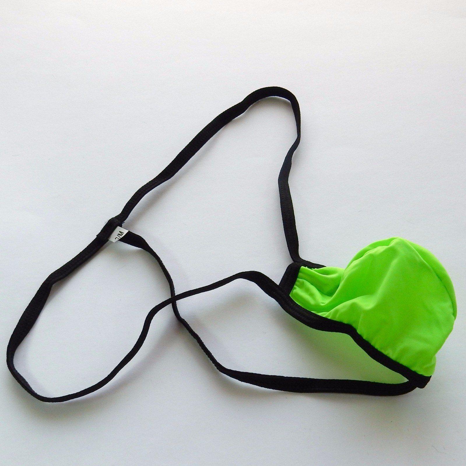 K1782 Mens String Pouch G-string Thong Contoured Pouch Soft Semi C-thru ...