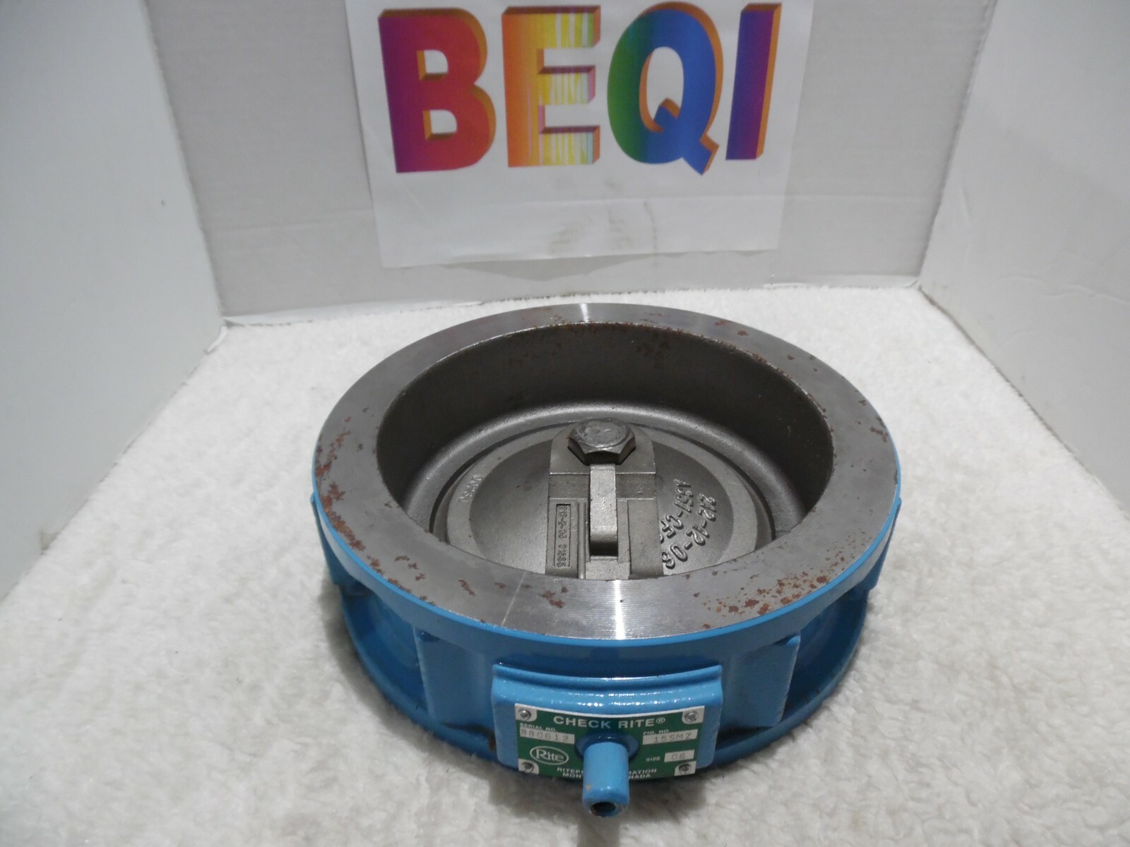 6" Check Valve Check Rite Model 15SMZ Ritepro SS Trim 2 3/4" Wide NIB ...