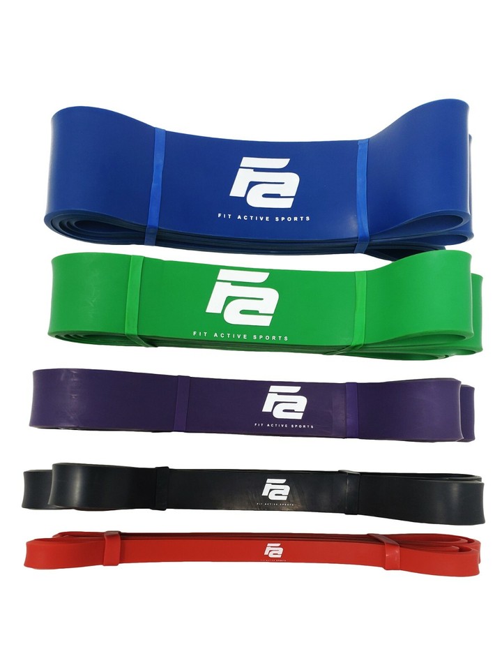 Fit Active Sports Resistance, Exercise Bands for Gym & Home Workouts | eBay